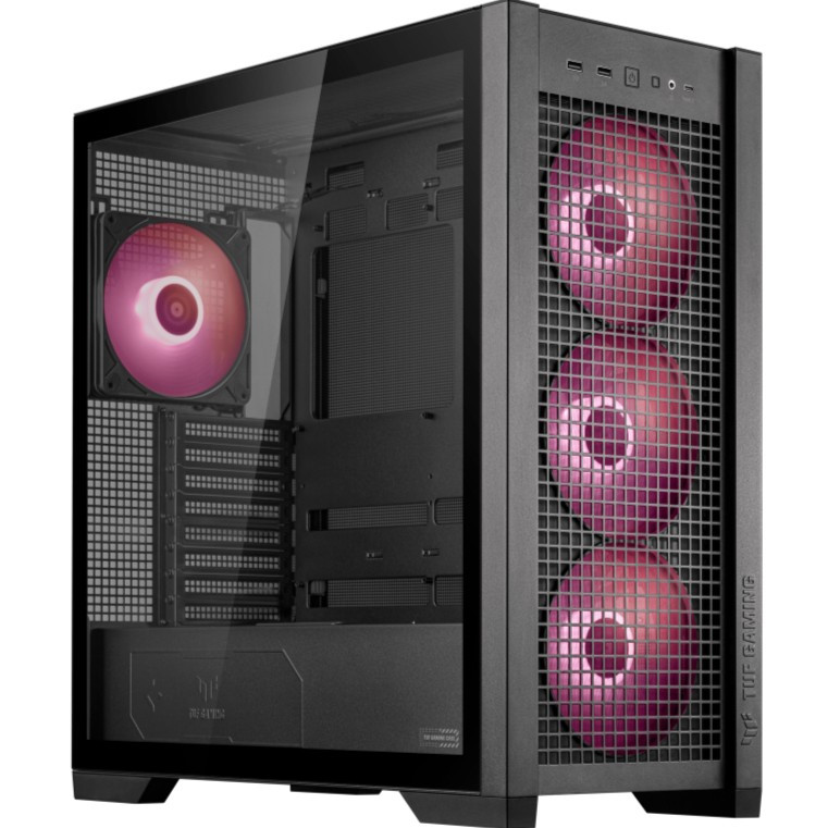 Jual ASUS TUF GAMING GT302 ARGB BLACK MID TOWER BTF PC CASE CASING ...