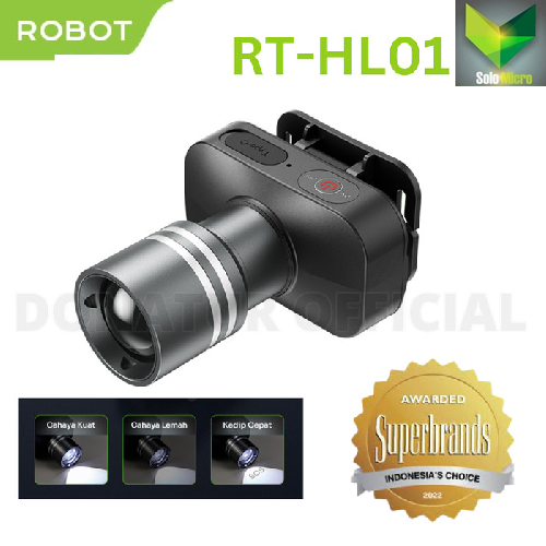 Jual ROBOT RT-HL01 Head Light Adjusatble Focus Senter Kepala ...