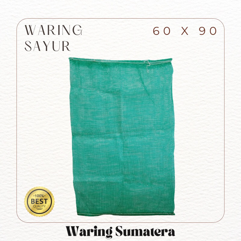 Jual Waring Sayur Sumatera 60cm x 90cm Jaring Sayur Karung Sayur Merah ...