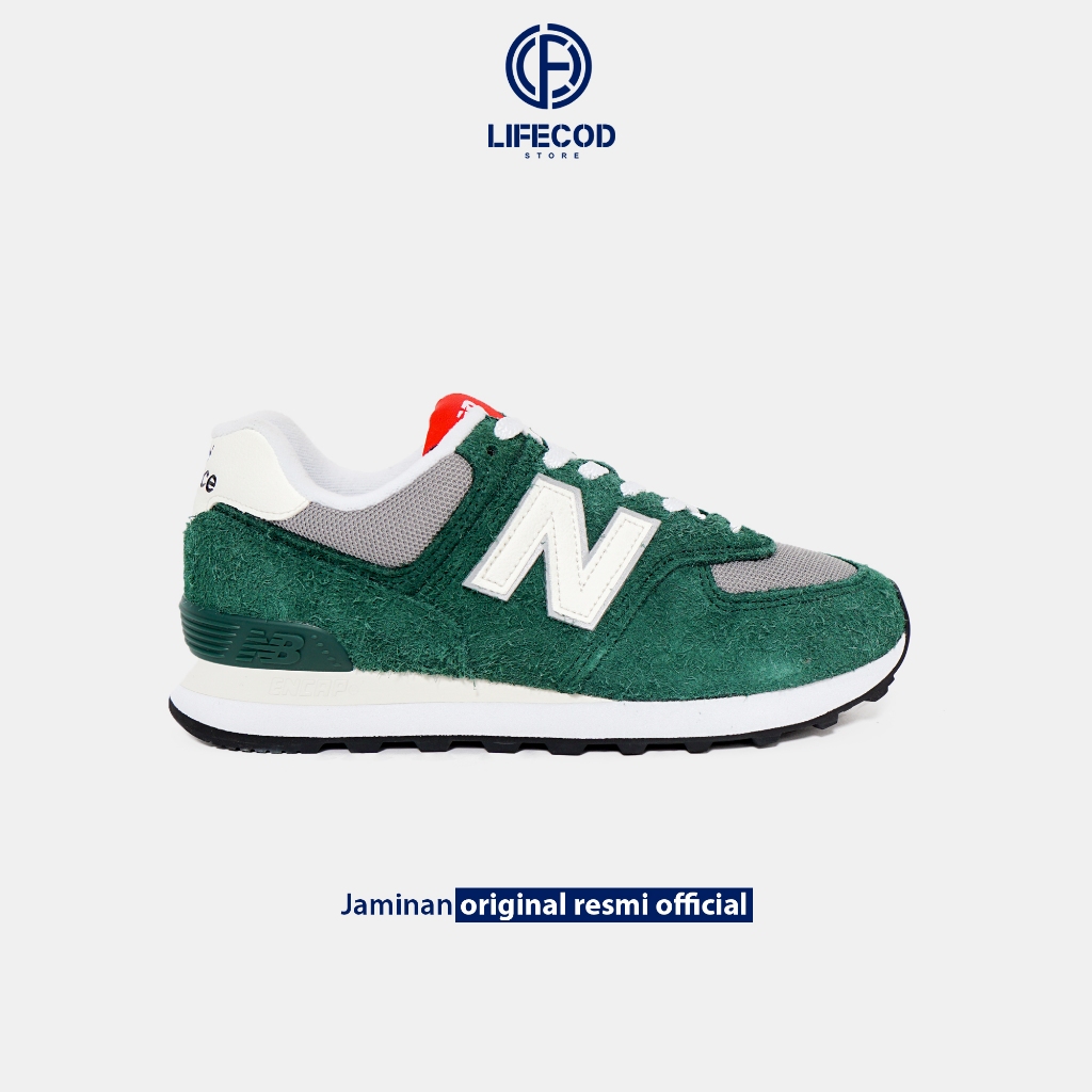 Jual Sneakers New Balance 574 Nightwatch Green U574GNH Original Resmi ...