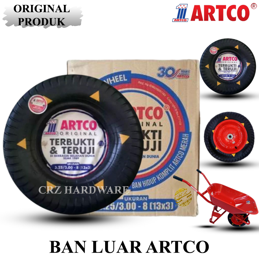Jual ARTCO Ban Luar Gerobak Dorong Ban Dalam Angkong Kereta Sorong ...