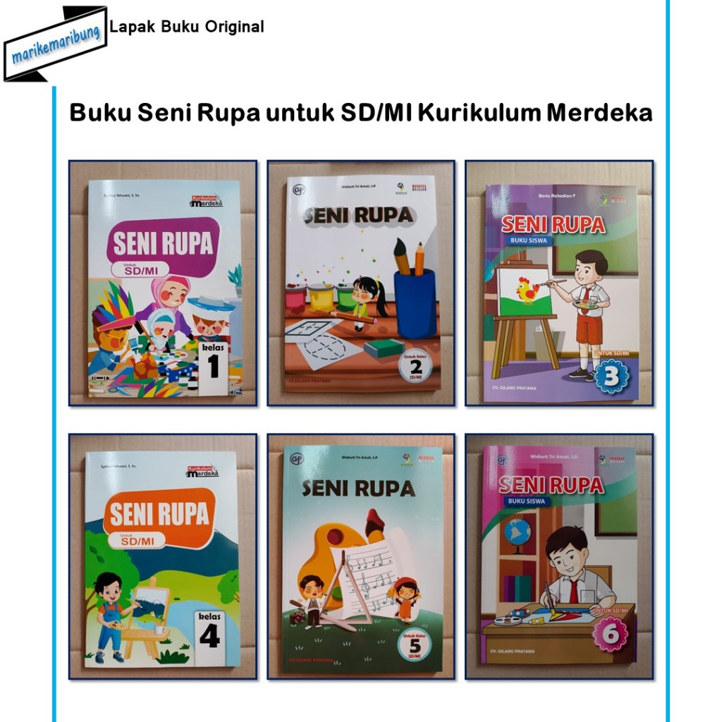 Jual Buku Seni Rupa untuk SD/MI Kurikulum Merdeka | Shopee Indonesia