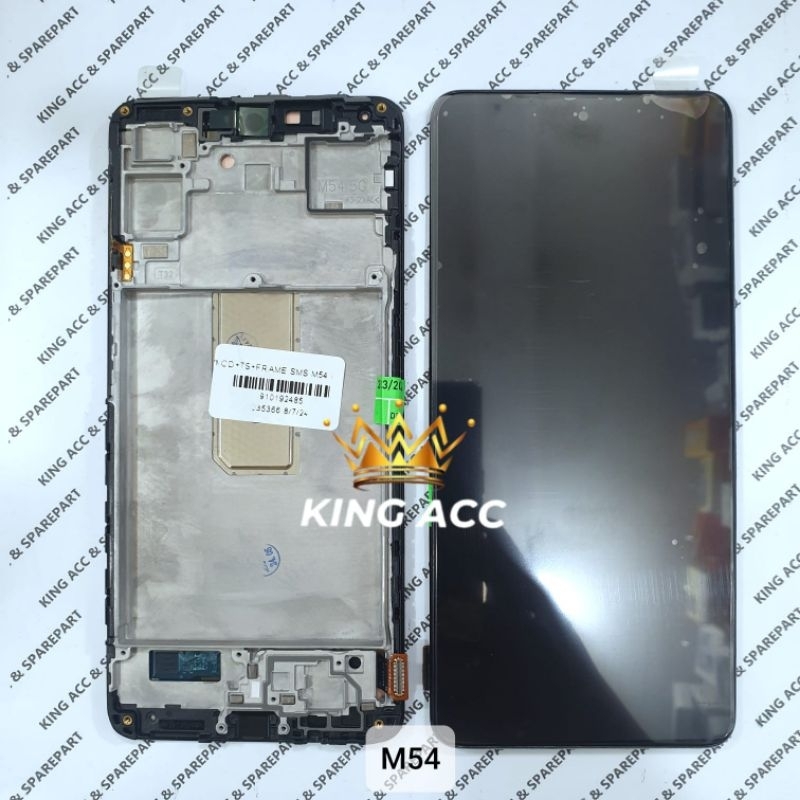 Jual LCD TOUCHSCREEN FRAME SAMSUNG GALAXY M54 5G / M546B BLACK OLED ...