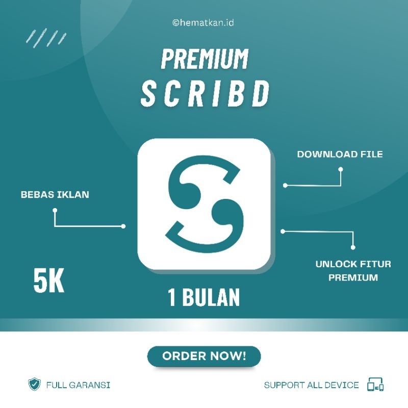 Jual SCRIBD 1 BULAN PREMIUM | Shopee Indonesia