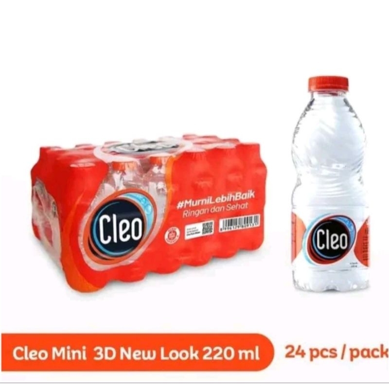 Jual Cleo botol mini 1 slop | Shopee Indonesia