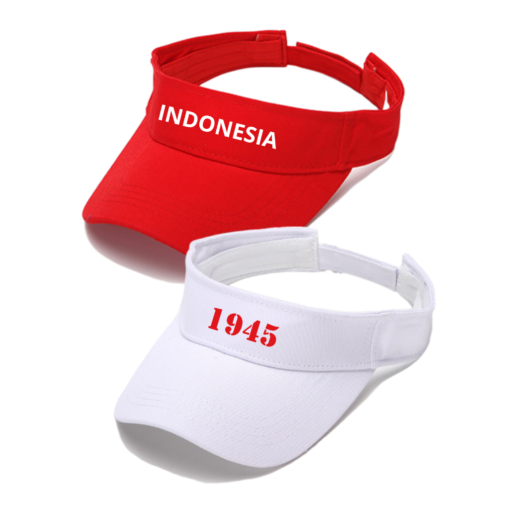 Jual Topi Golf Wanita Merah Putih Bordir INDONESIA HUT RI 17 Agustus ...