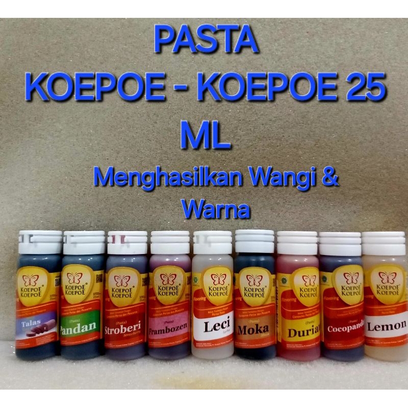 Jual PASTA KOEPOE KOEPOE 25 ML ( PERISA & PEWARNA ) | Shopee Indonesia
