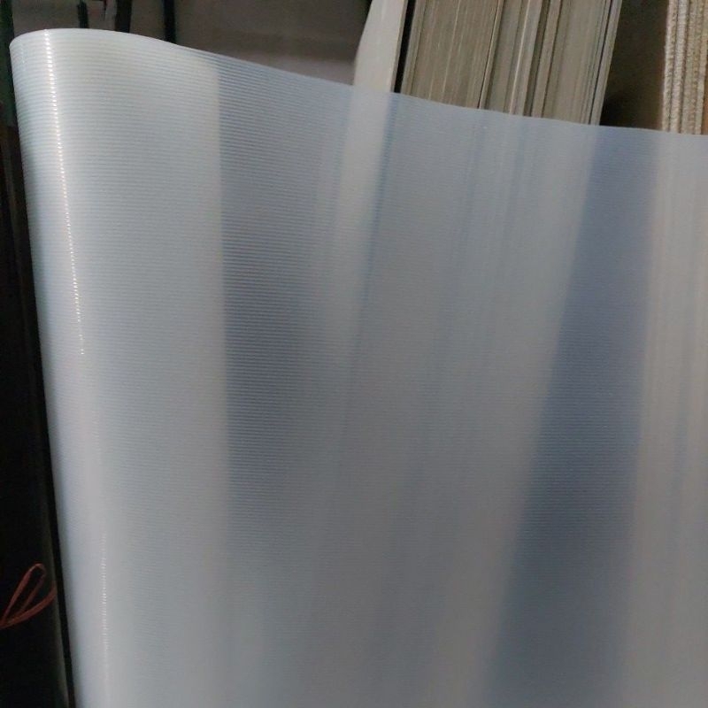 Jual Fiber Pagar Motif Salur Lurus Putih Per Meter | Shopee Indonesia