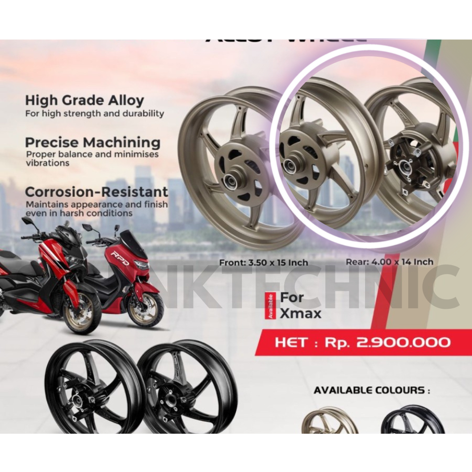 Jual Velg RPD Xmax X-max X-Max Casting Wheel Sky Blade Original ...