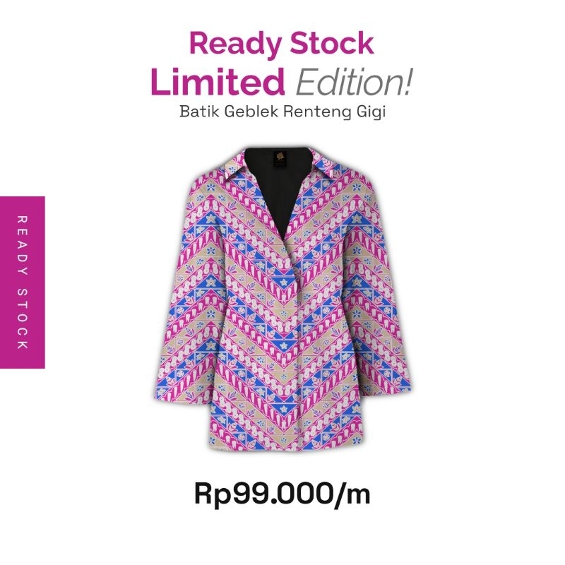 Jual Batik Sejawat - Kain Batik Geblek Renteng Gigi | Shopee Indonesia