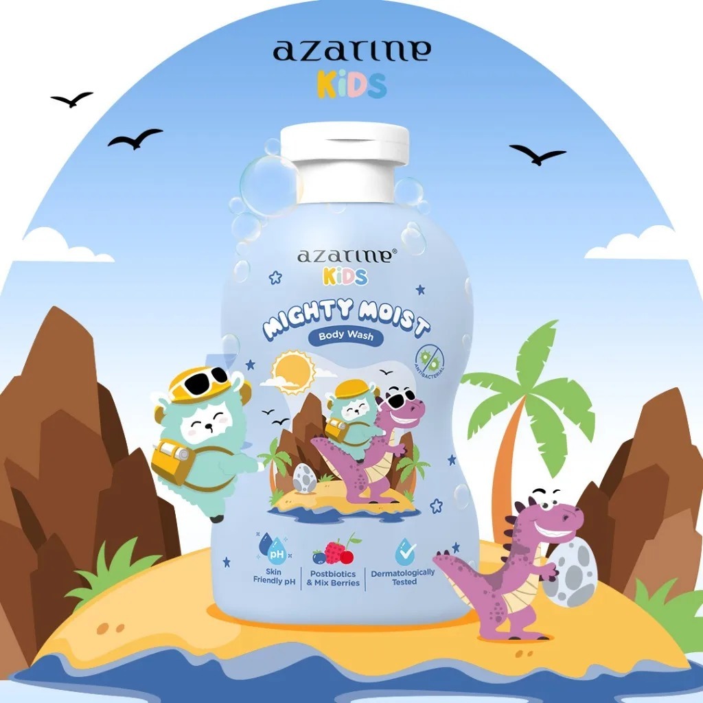 Jual AZARINE KIDS MIGHTY MOIST BODY WASH 300ML / SABUN MANDI | Shopee ...