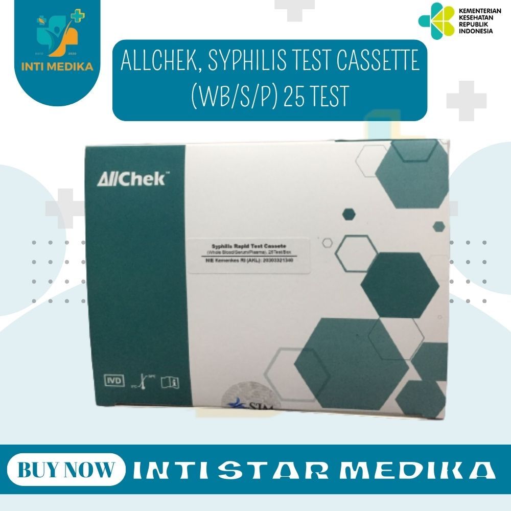 Jual ALLCHEK, SYPHILIS TEST CASSETTE (25 TEST) | Shopee Indonesia