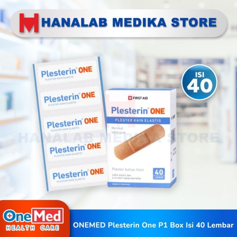 Jual ONEMED Plesterin One P1 Box Isi 40 Lembar | Shopee Indonesia