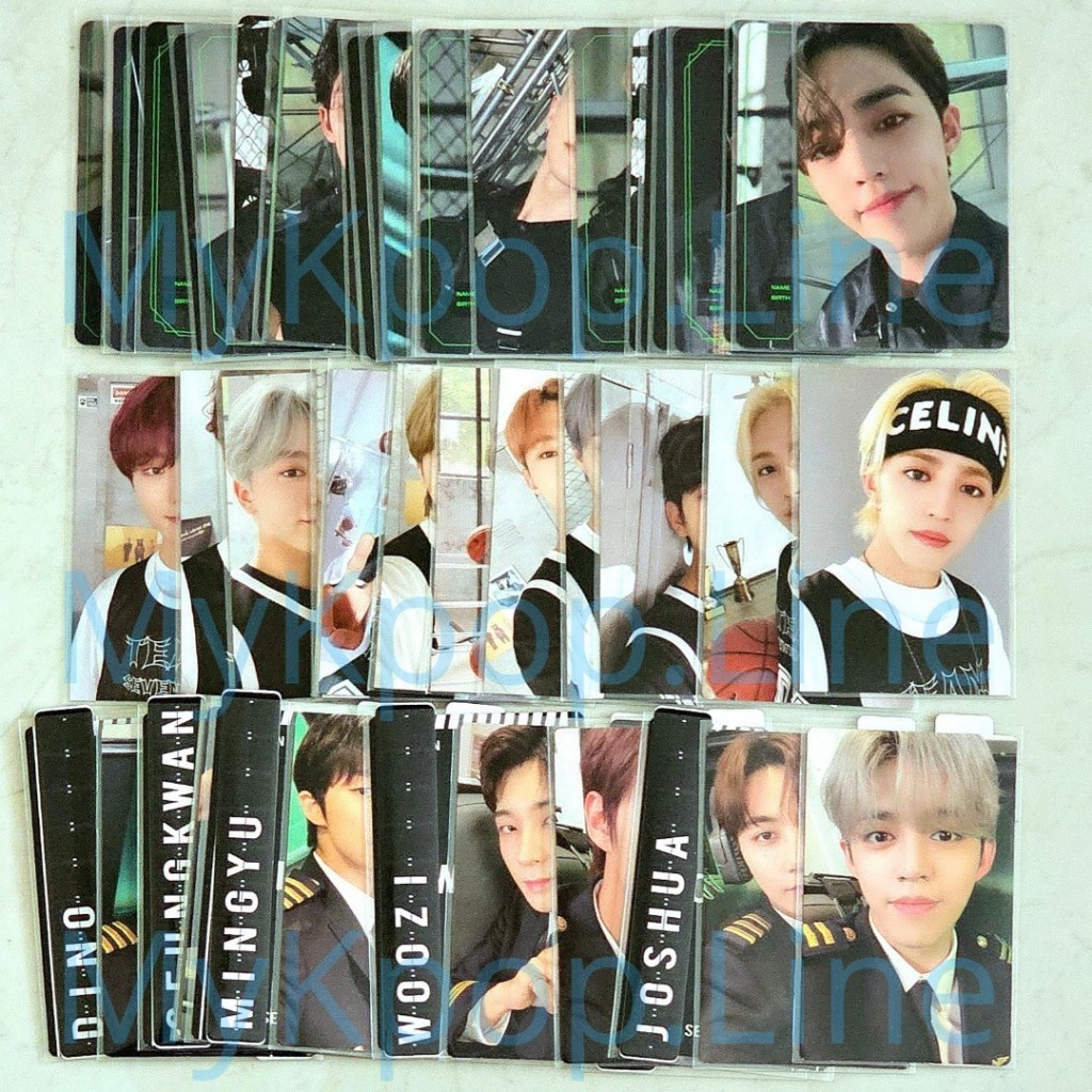 Jual Seventeen Abas Pilot Gameboi Member Kit Photocard Basket SVT Official PC id sticker WOnwoo ...