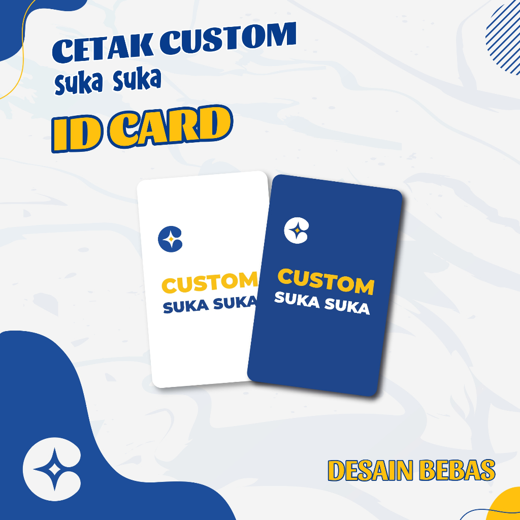 Jual CETAK ID CARD CUSTOM SUKA SUKA | KARTU PELAJAR MAHASISWA | KARTU ...