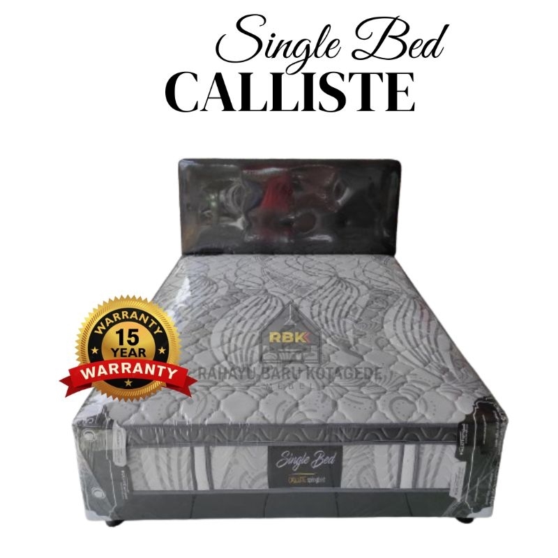Jual Multibed Boxy Calliste Plushtop Springbed Single Bed Putih Jogja ...