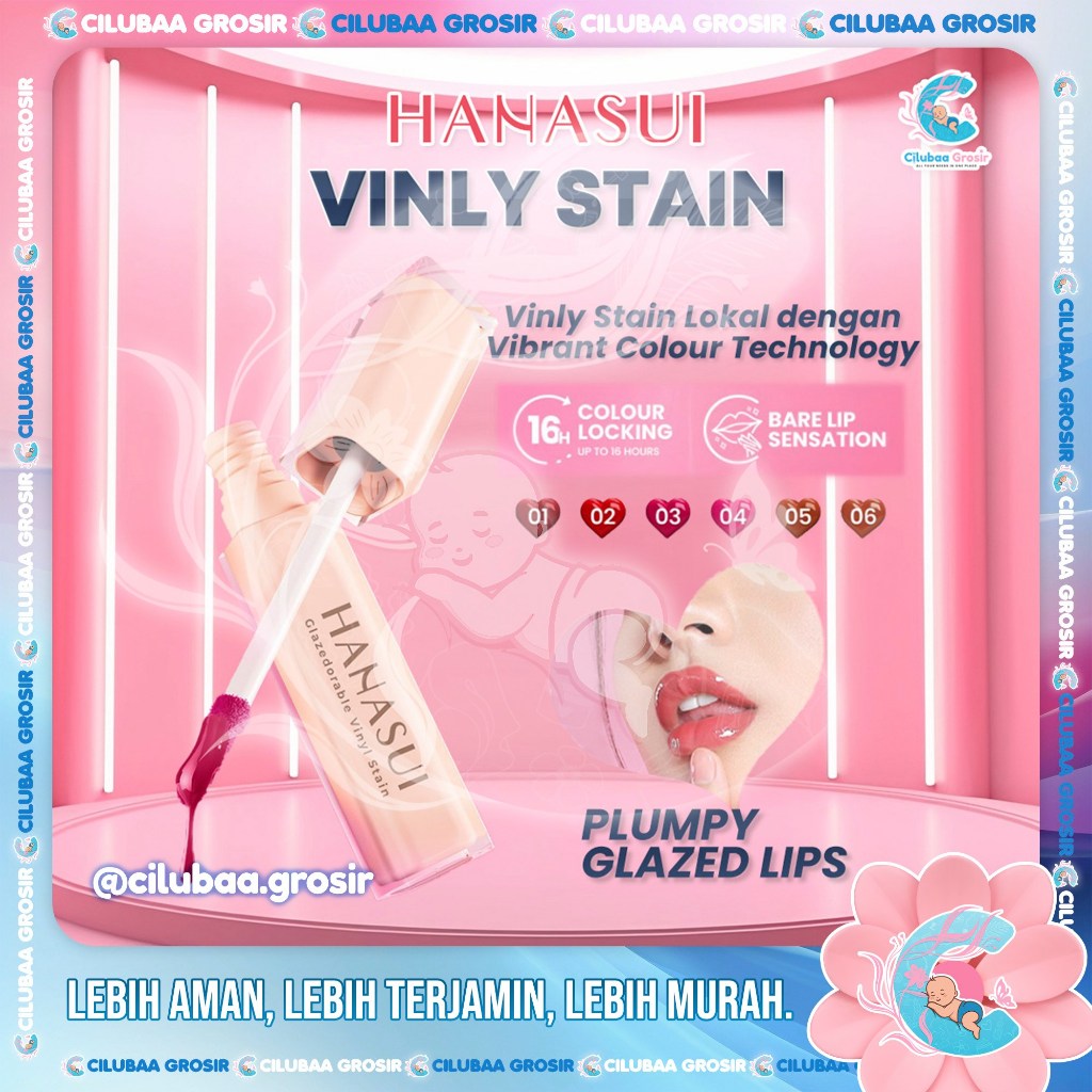 Jual Hanasui Glazedorable Vinyl Stain || Glaze Intens Vibrant Color ...