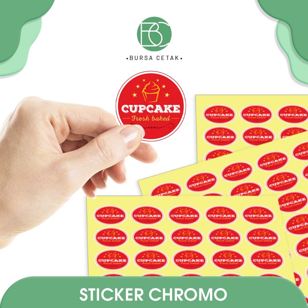 Jual BURSA CETAK - Print Sticker Chromo Label Kemasan Produk Makanan ...