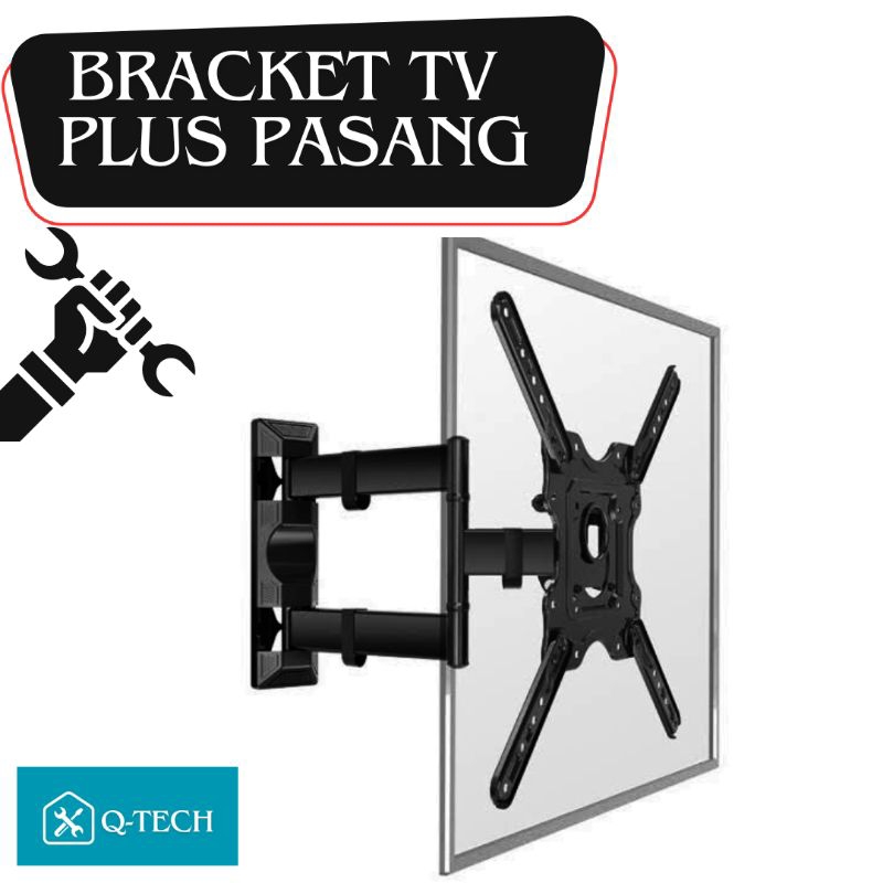 Jual BRACKET TV SWIVEL NB FULL MOTION PLUS PASANG | Shopee Indonesia