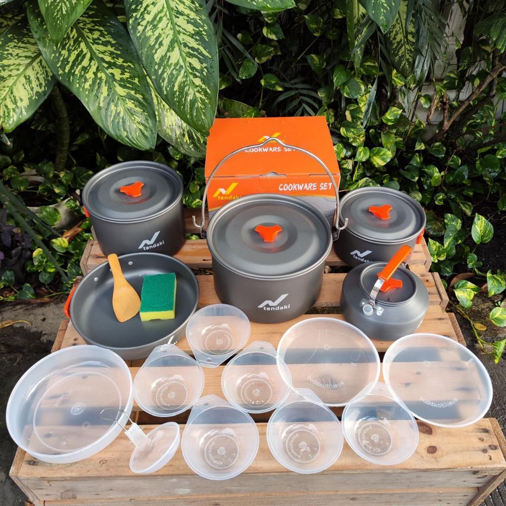 Jual Tendaki Cooking set Cookware Set TC 611 alat masak camping ...