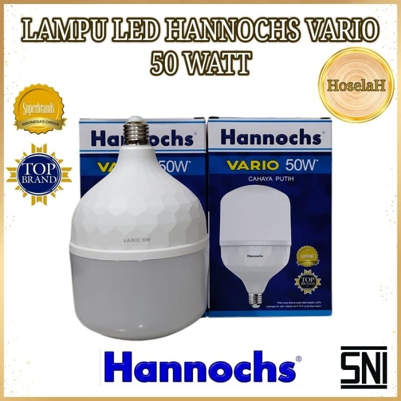 Jual Lampu LED Hannochs Vario 50 Watt Cahaya Putih | Shopee Indonesia