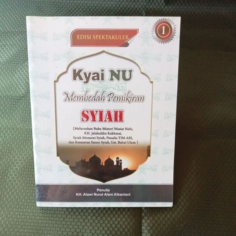 Jual Buku Kyai NU Membedakan Pemikiran SYIAH | Shopee Indonesia