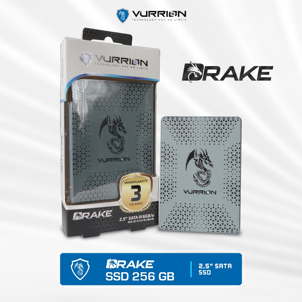Jual SSD VURRION DRAKE 2.5" SATA 256GB | Shopee Indonesia