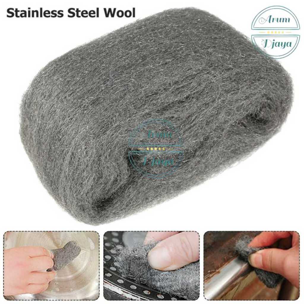 Jual Steel Wool Pad Scrubber Wire Cloth Cleaning, Buffing, Polishing ...