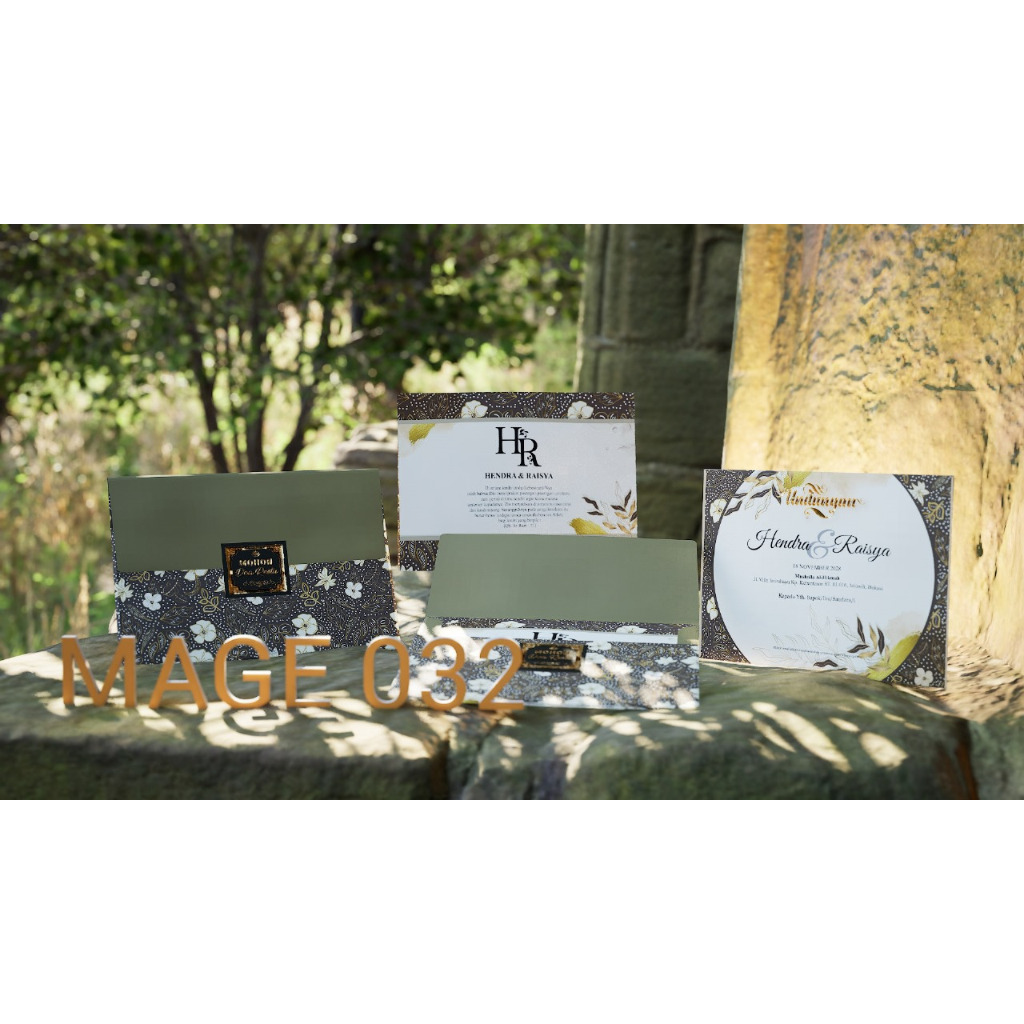 Jual Undangan pernikahan blanko mage 32 nikah wedding murah unik elegan ...
