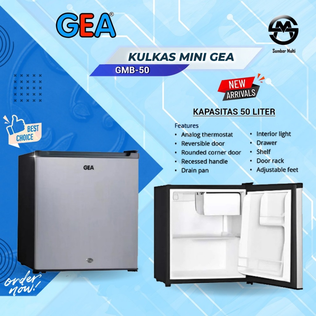 Jual KULKAS MINI BAR GEA GMB 50 - 50 LITER | Shopee Indonesia