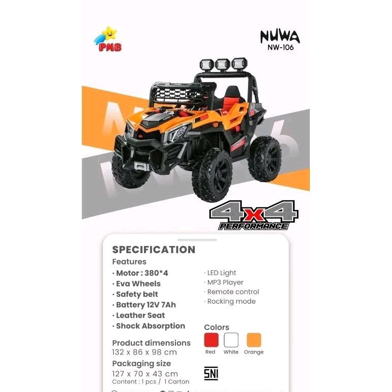 Jual Mobil aki anak NUWA NW-106 NW106 NW.106 NW 106 | Shopee Indonesia