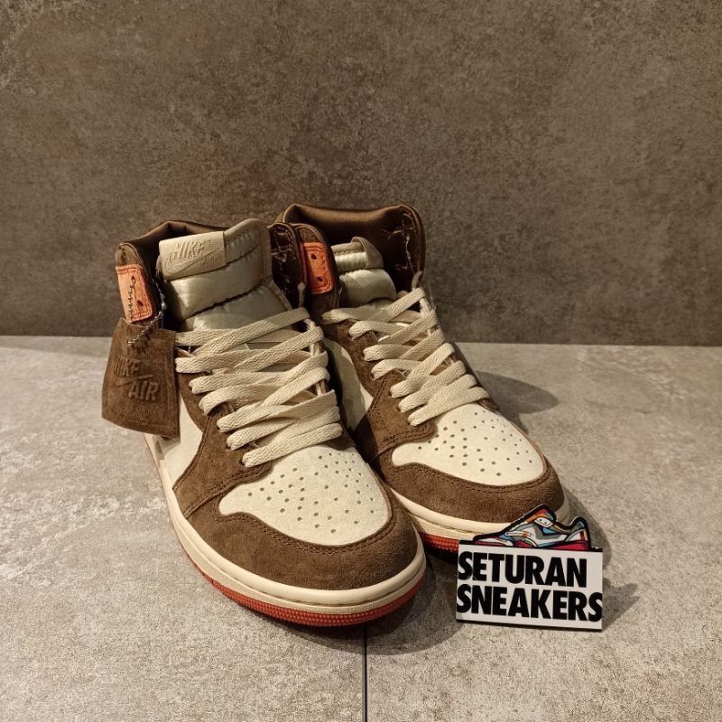 Jual Sepatu Pria Air Jordan 1 Retro High OG "Dusted Clay" | Shopee ...