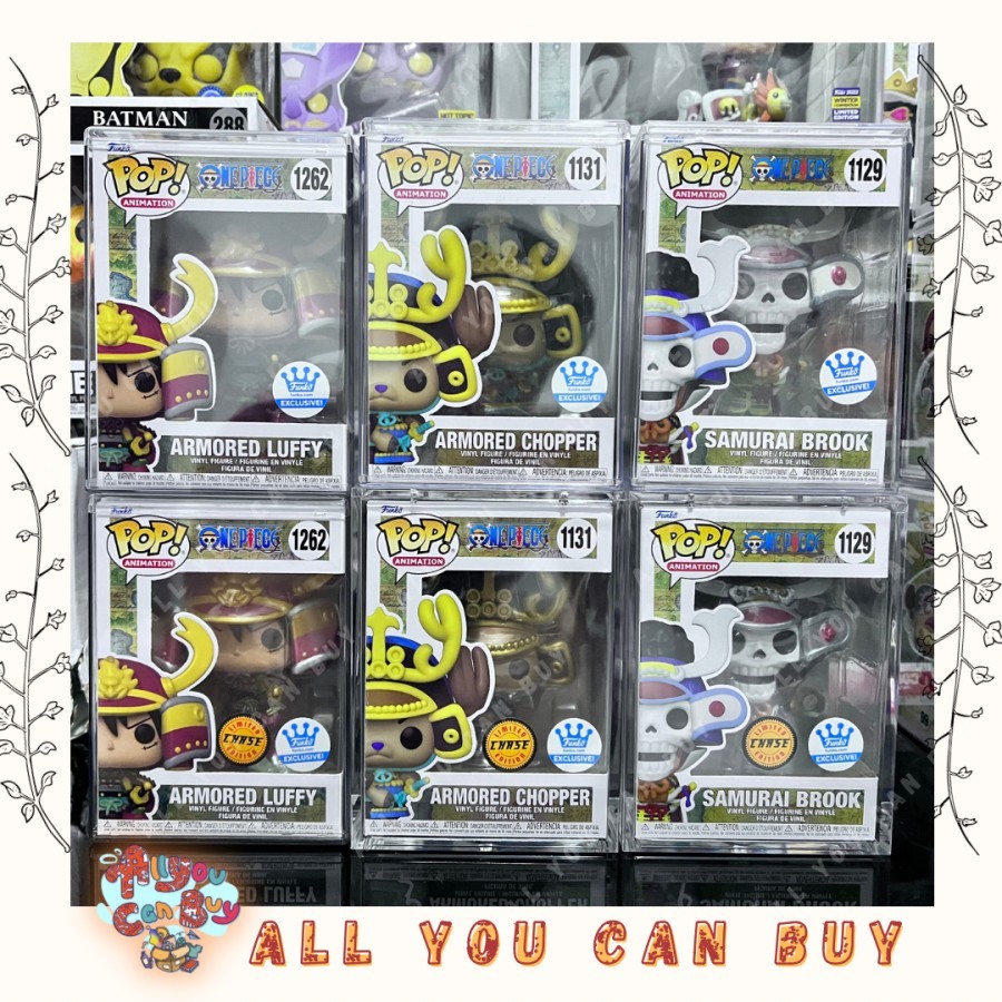 Jual Funko Pop One Piece Armored Luffy Chopper Brook Complete Edition ...