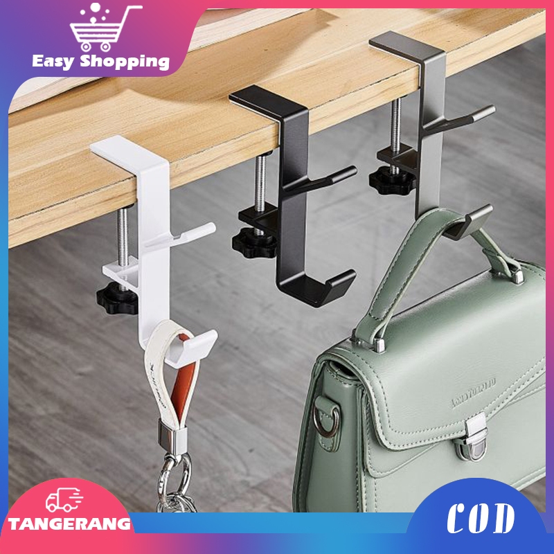 Jual Gantungan Meja Kerja Adjustable Gantungan Tas Meja Portable Table ...