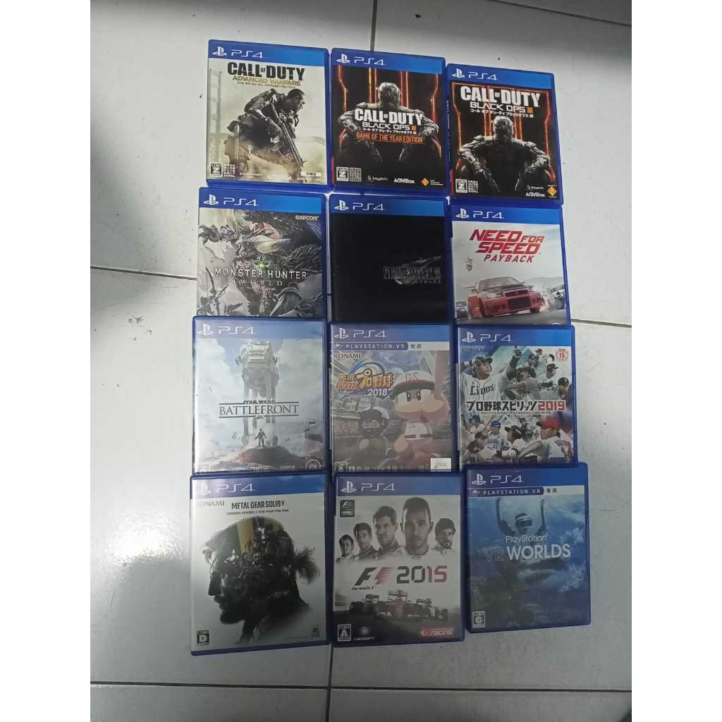 Jual BD KASET GAME PS 4 SECOND ORIGINAL | Shopee Indonesia