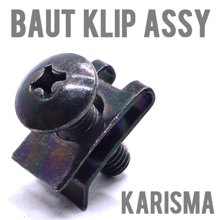 Jual BAUT KLIP KARISMA baud mur jepit body assy honda merk random toko ...