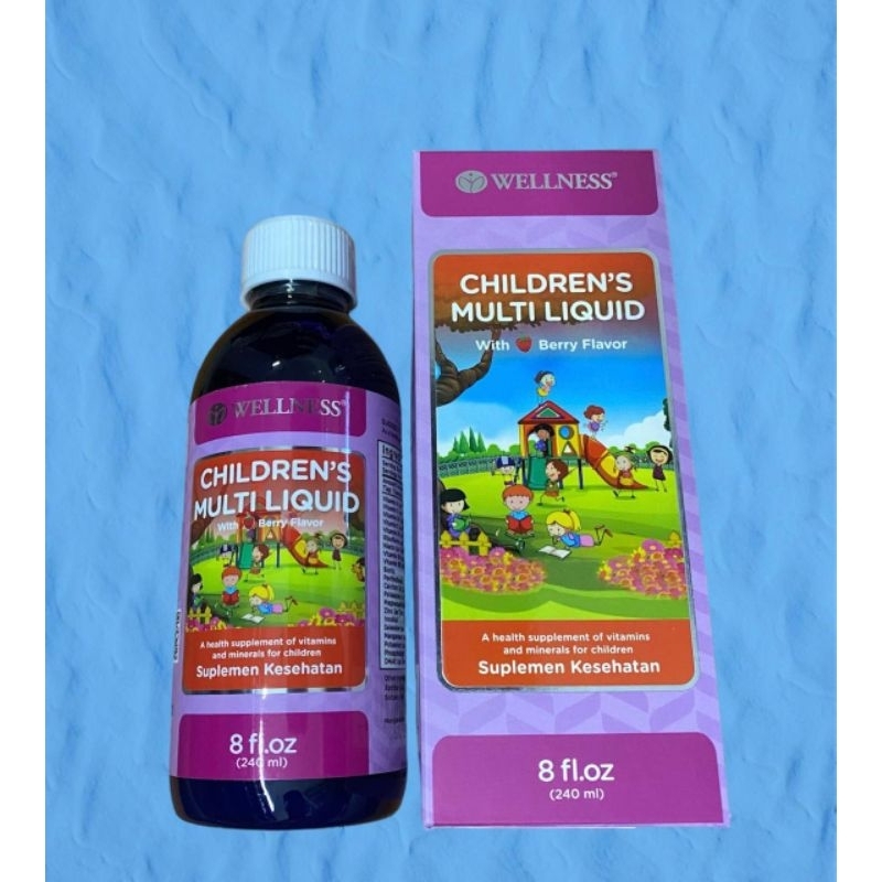 Jual Wellness Children's Multi Liquid 240ml | Shopee Indonesia