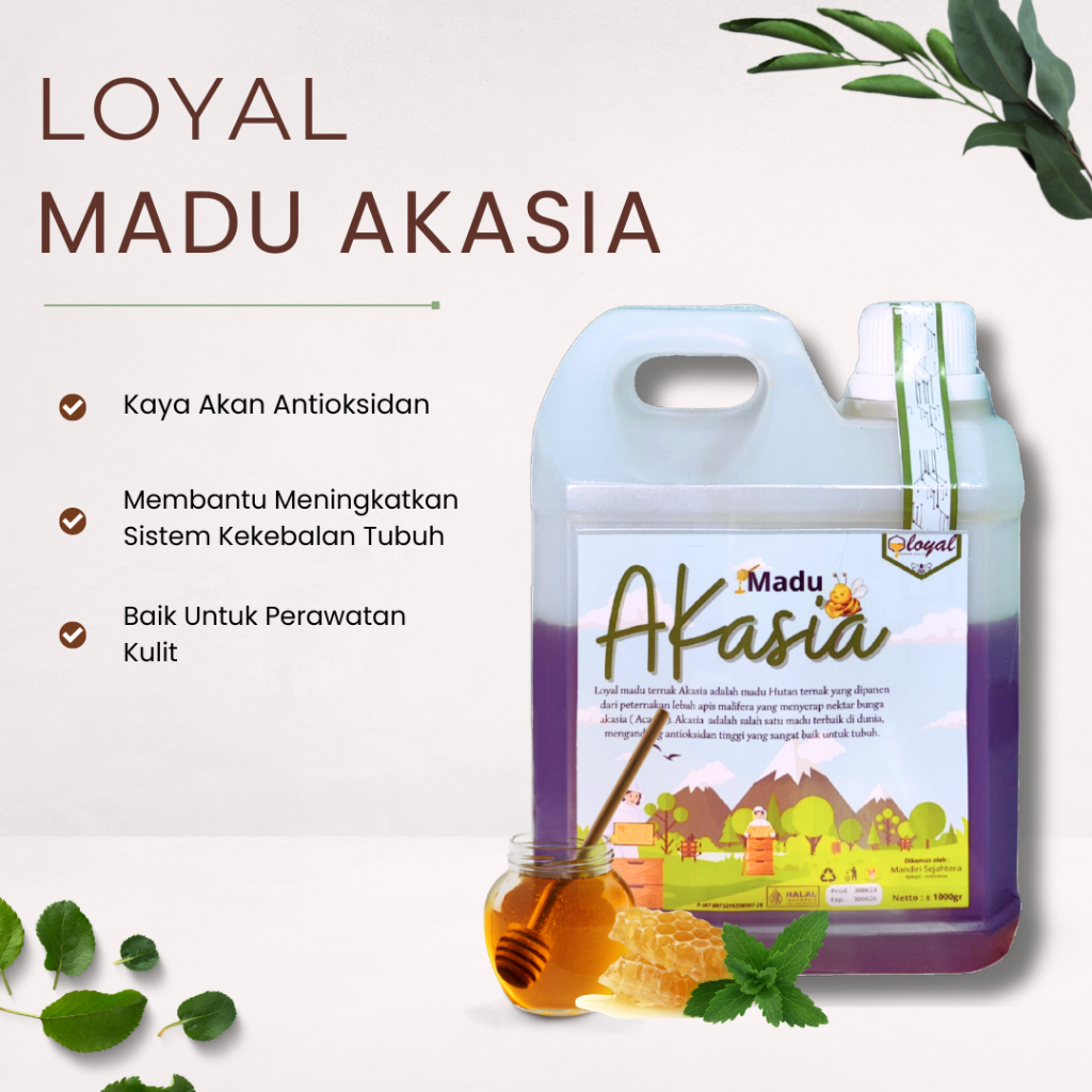 Jual MADU AKASIA 1KG ASLI - MADU NEKTAR AKASIA KUALITAS TERBAIK ...