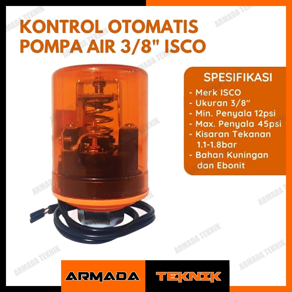 Jual Otomatis Pompa Air 3/8" Merk Isco / Otomatis Pressure Switch Isco ...