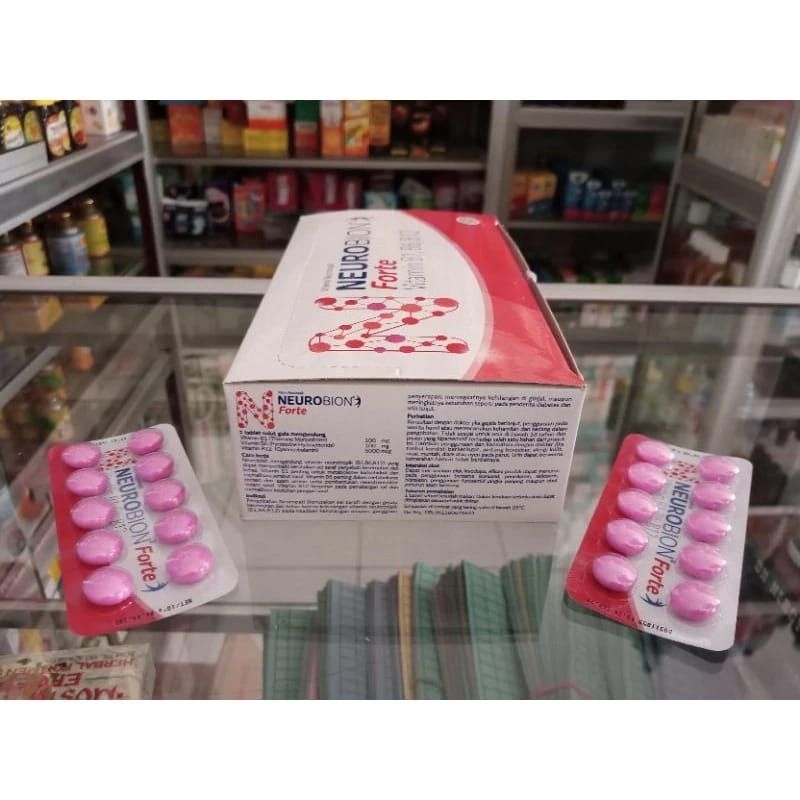 Jual NEUROBION FORTE TABLET | 1 STRIP @10 TABLET - ED 06/2026 | Shopee ...
