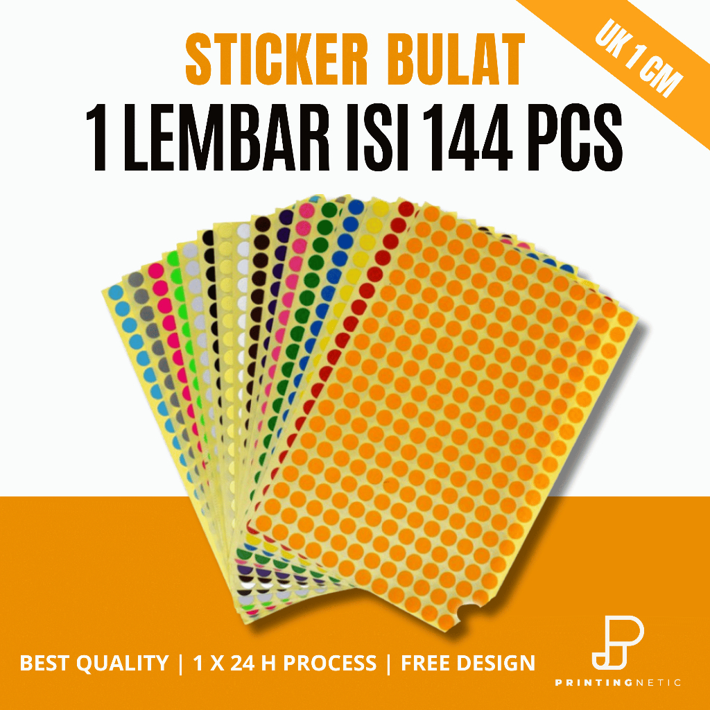Jual Sticker Bulat Warna , Sticker Dot , Sticker Edukasi Anak Aktivitas ...