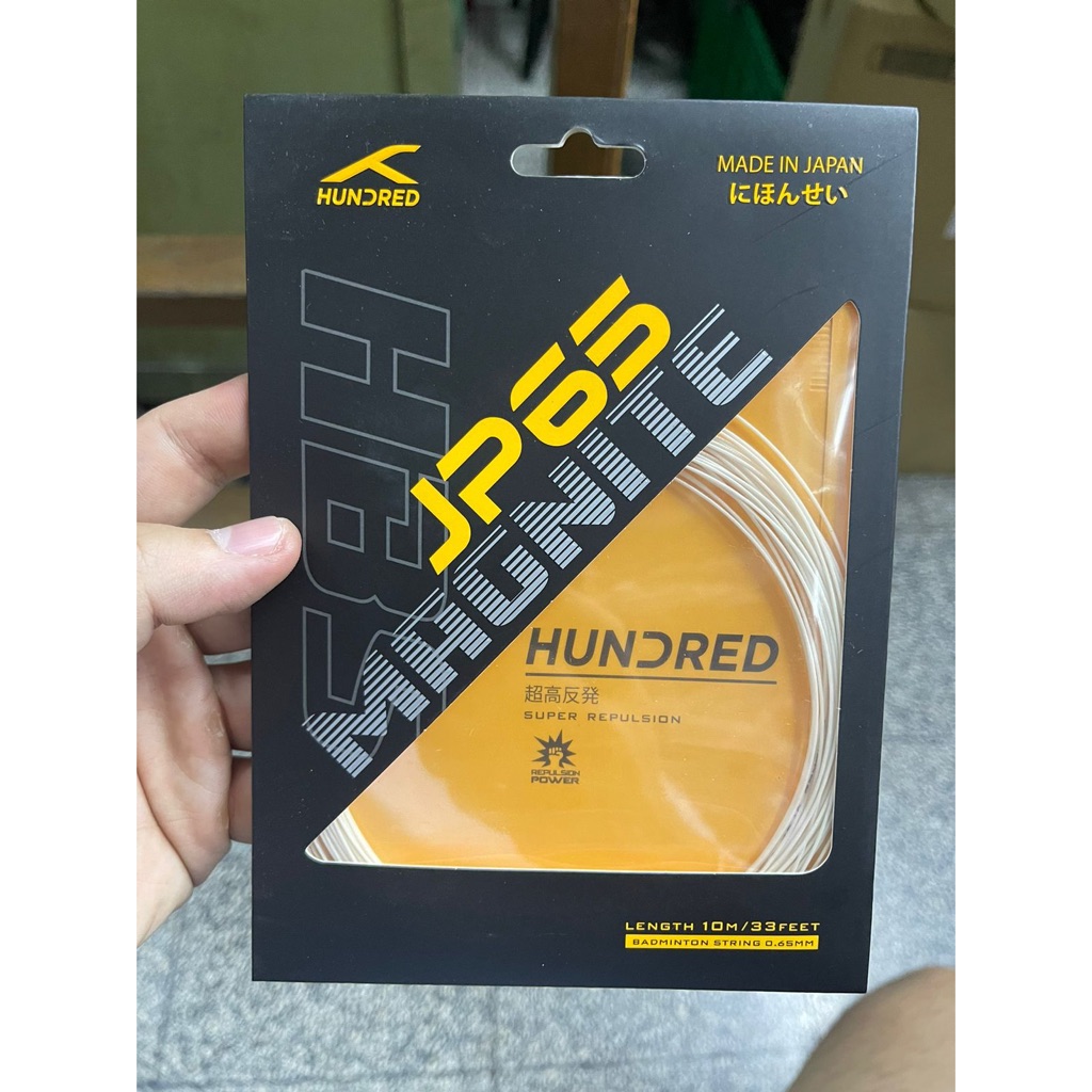 Jual Senar Raket Badminton HUNDRED JP65 MAGNITE / JP 65 MAGNITE ...