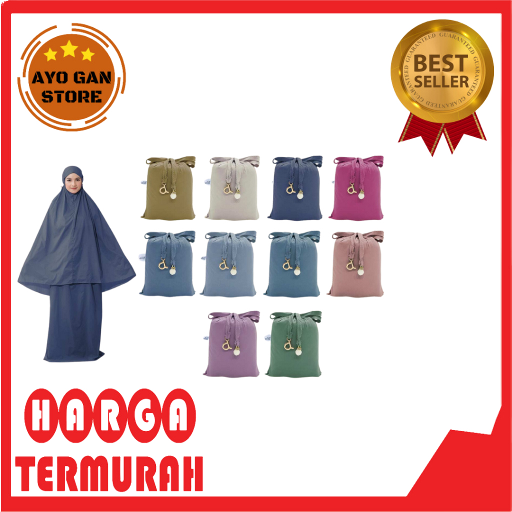 Jual Mukena Travel Mini Perlengkapan Ibadah Mukena MIni | Shopee Indonesia