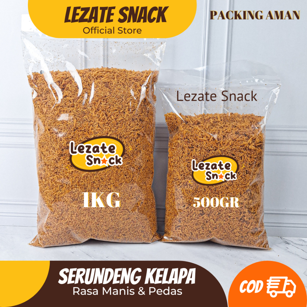 Jual Sedap Snack - Serundeng Kelapa Kiloan 1KG Murah Renyah Rasa Manis ...