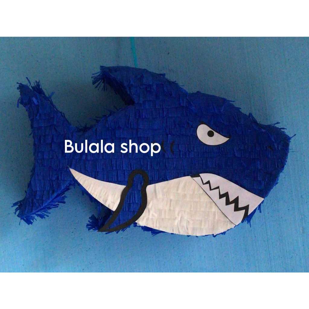 Jual Pinata Pukul / Pinata Tarik Karakter Ulang Tahun Motif Hiu / Shark ...