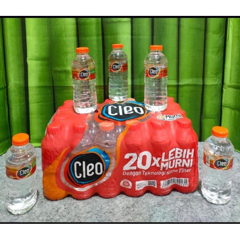 Jual Air minum Cleo kemasan botol 220ml | Shopee Indonesia