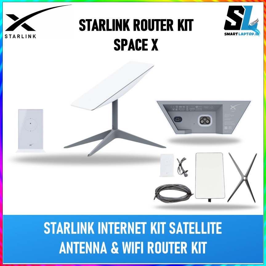 Jual STARLINK standar internet wifi kit satelite antena & wifi router ...