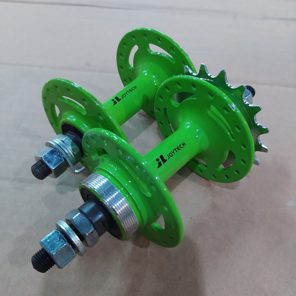 Jual HUB SET JOYTECH GREEN 36 H DRAT UNTUK FIXIE BMX LIPAT DLL DOLTRAP ...