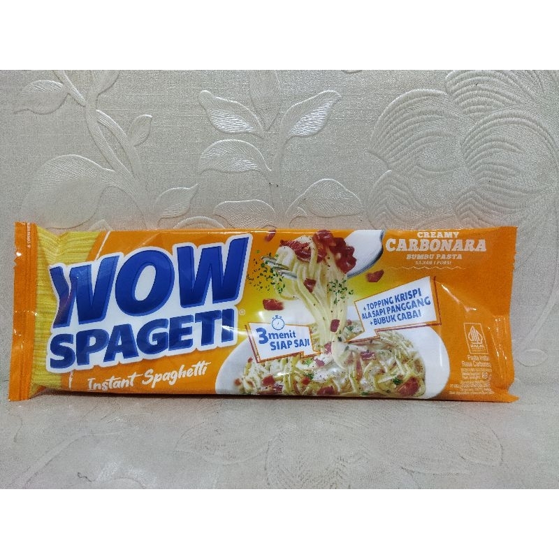 Jual WOW SPAGETI 84 GRAM / WOW SPAGETI INSTANT CARBONARA / WOW SPAGETI ...