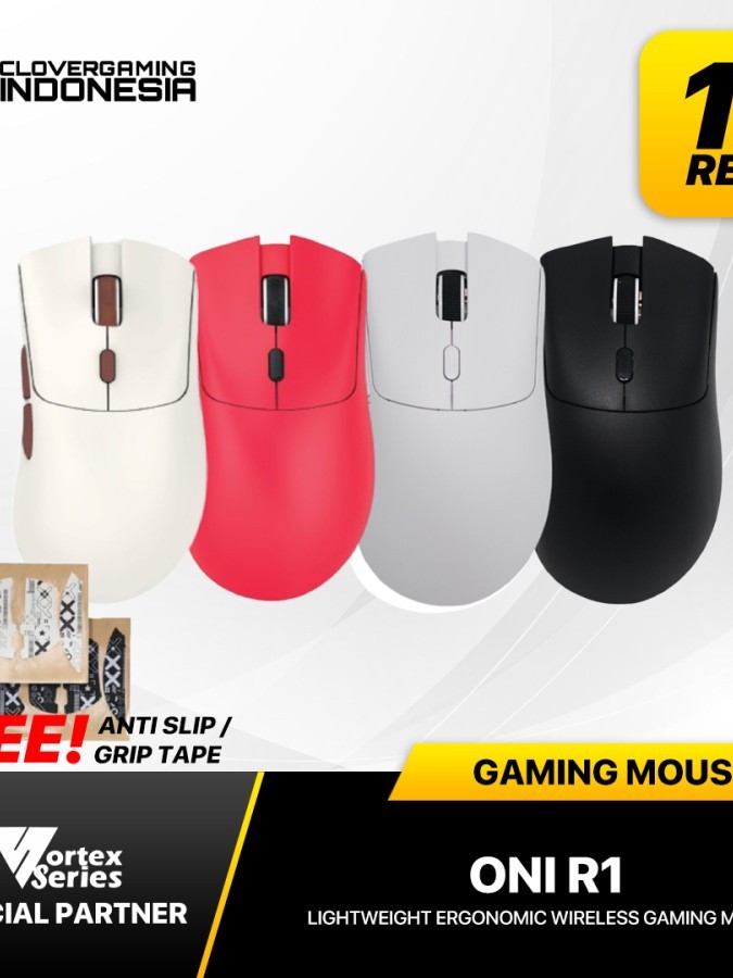 Jual Vortexseries ONI R1 / R-1 Wireless Gaming Mouse Lightweight Ergonomic Vortex Series R 1 Oni ...